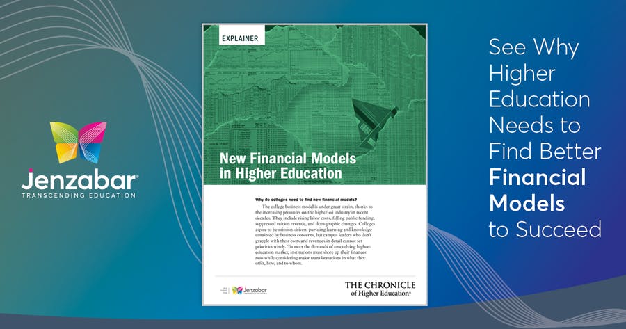 New Financial Models in Higher Education - Jenzabar
