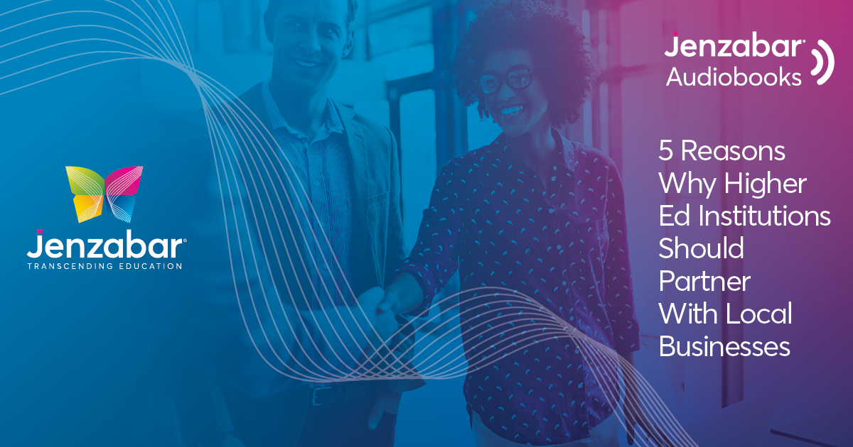 Jenzabar Audiobook: 5 Reasons Why Higher Ed Institutions Should Partner ...