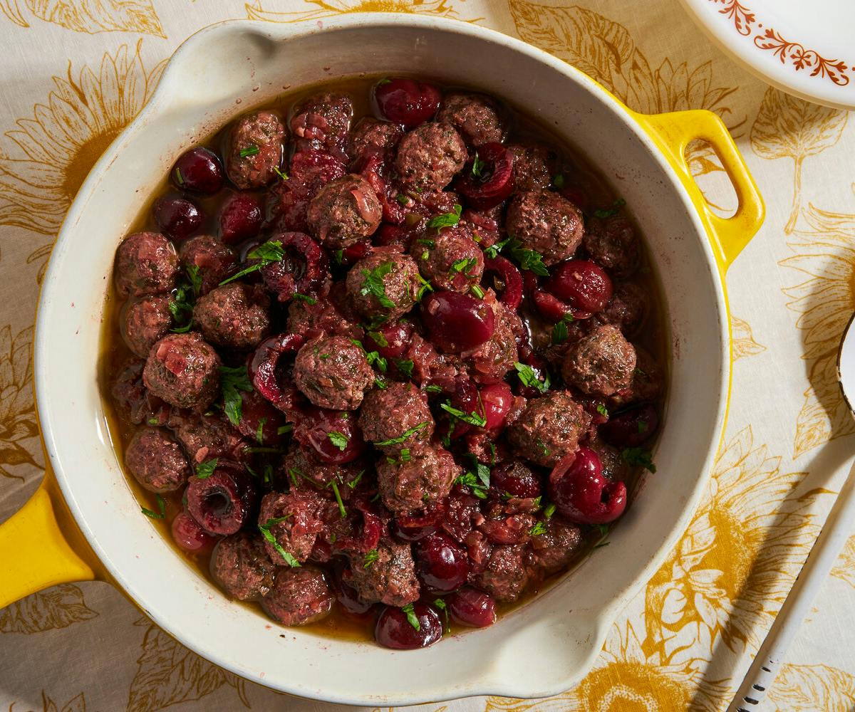 Meatballs With Cherries — Jewish Food Society