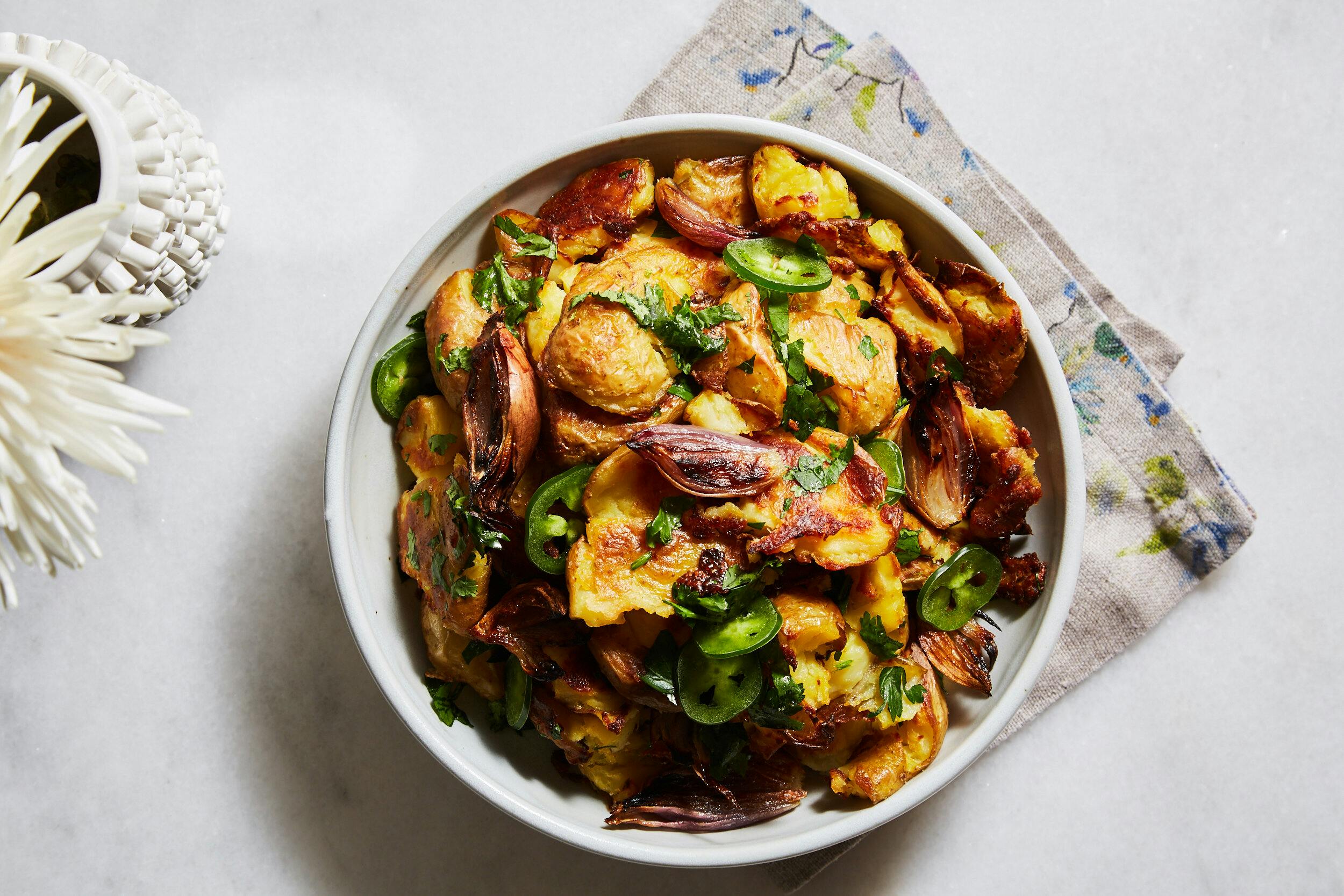 Crispy Smashed Potatoes — Jewish Food Society