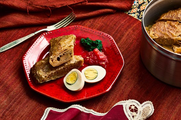 Jachnun (Yemenite Jewish Bread) with Slow-Cooked Eggs — Jewish Food Society