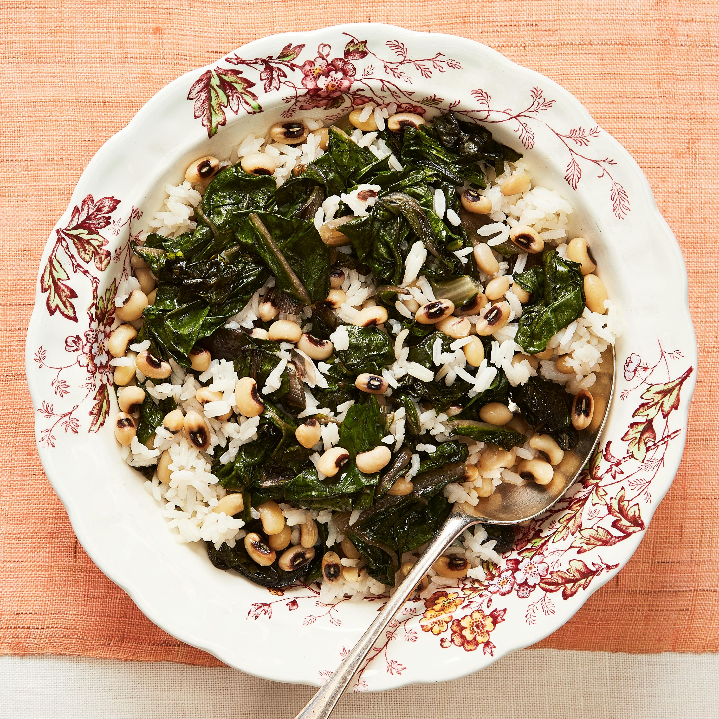 Rice with Black Eyed Peas and Chard — Jewish Food Society