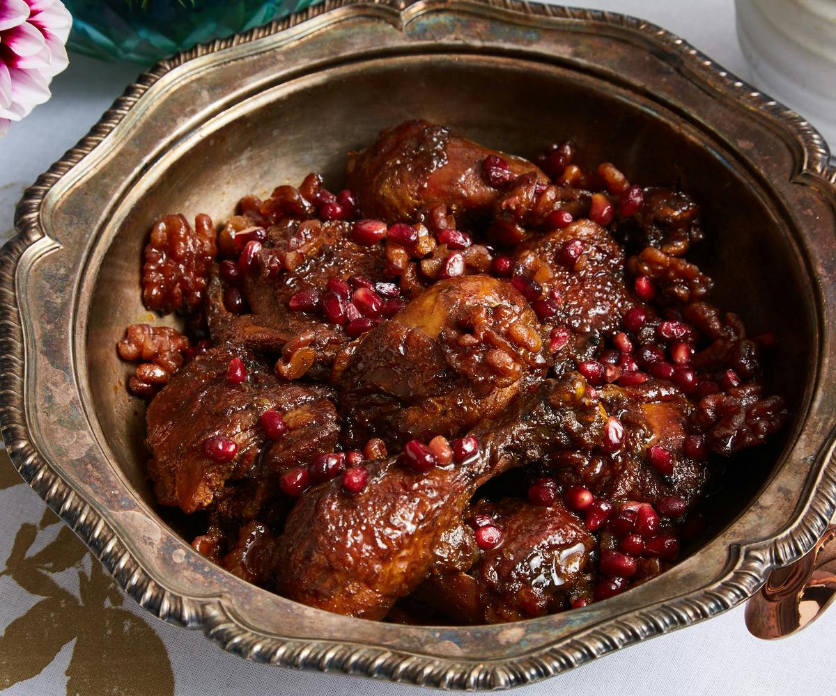 Fesenjan (Persian Chicken With Walnuts and Pomegranate Preserves ...