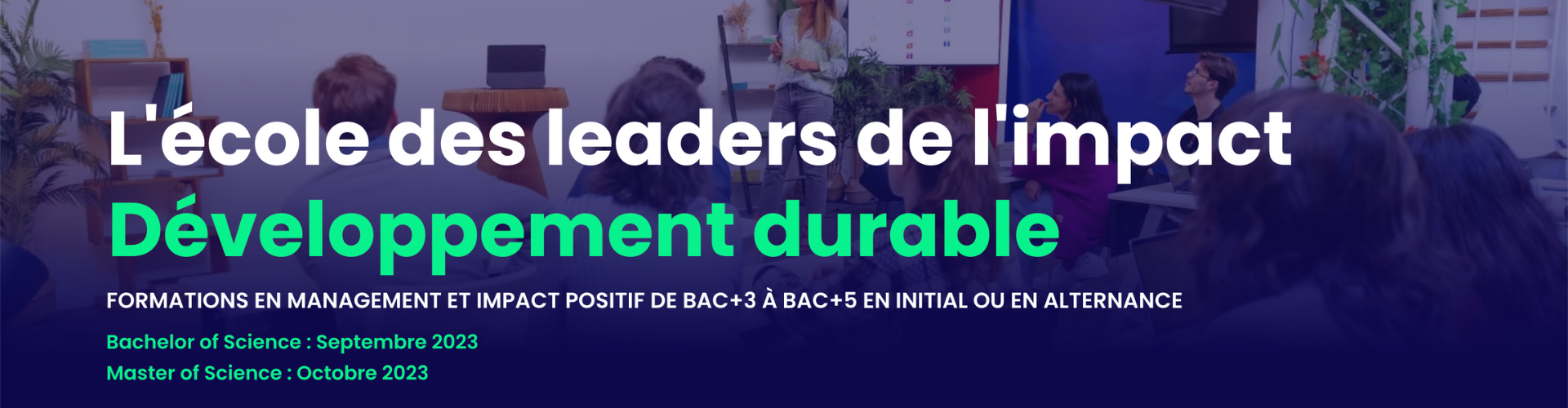 L’école des leaders de l’impact - Programs and training