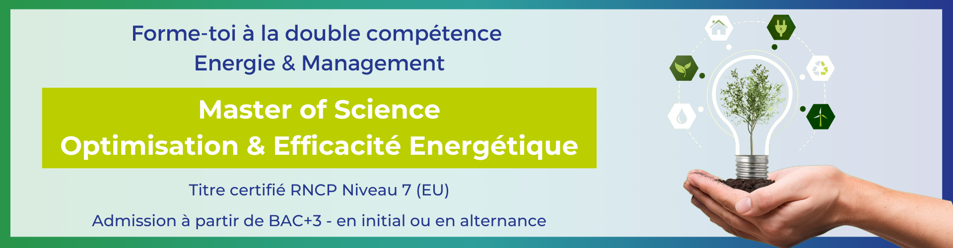 MSc Optimisation & Efficacité Energétique - Programs and training