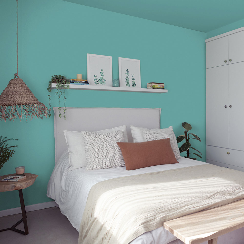 10 Beautiful Teal Bedroom Paint Colours