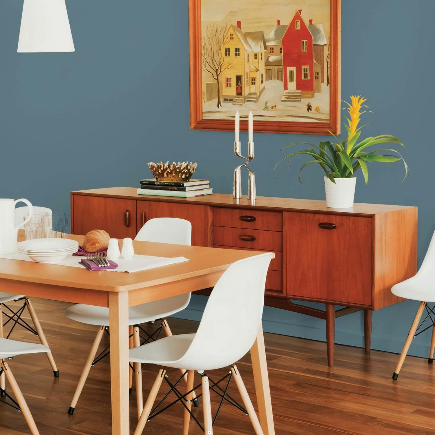 Blue Dining Room Paint Colours
