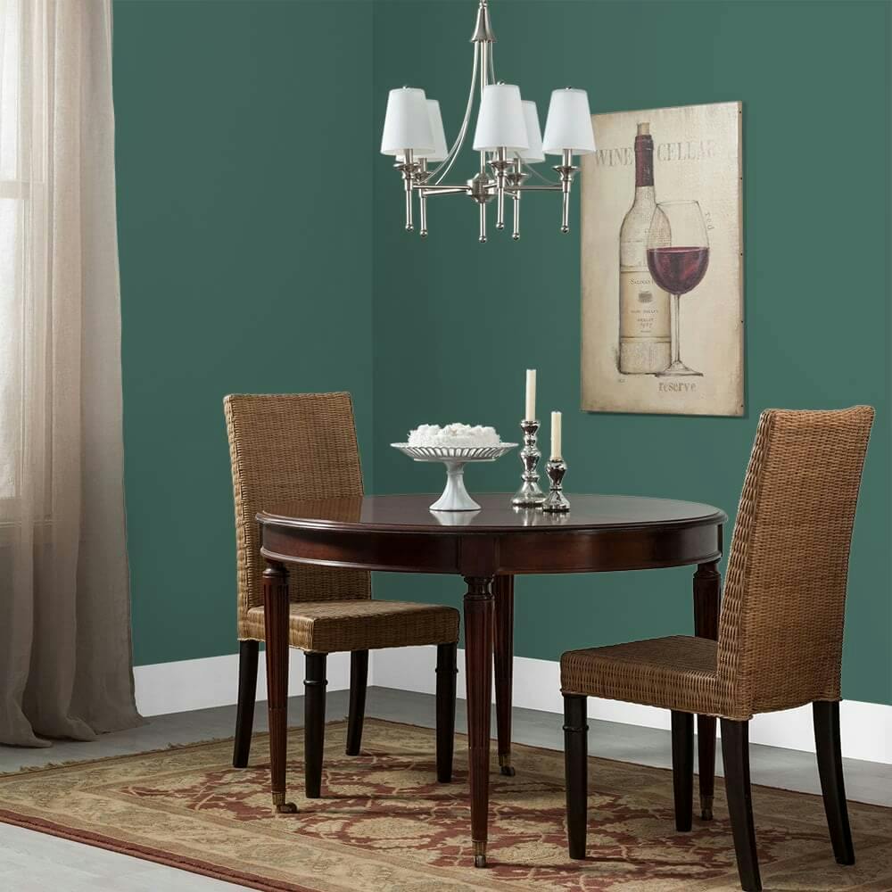 Green Dining Room Paint Colours