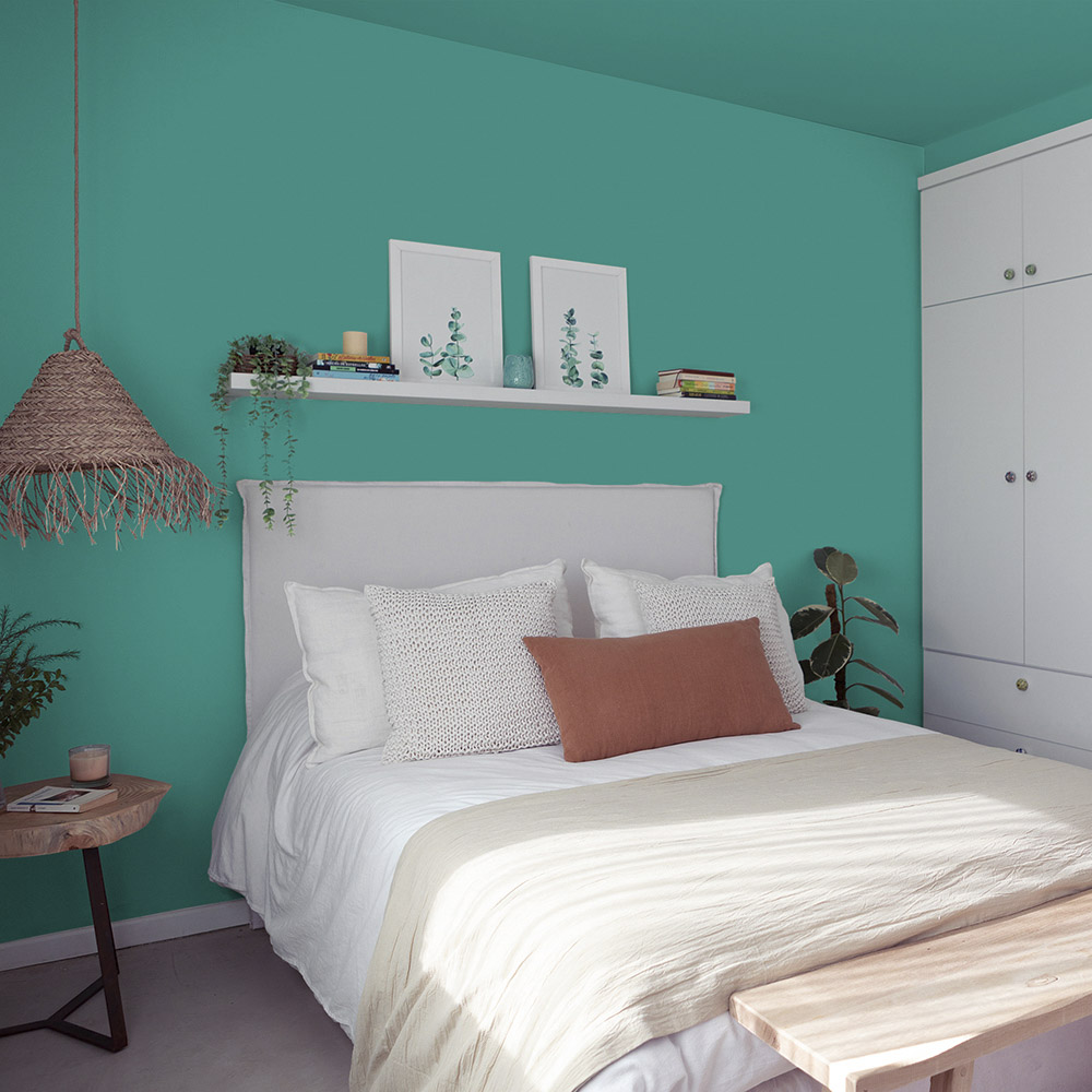 10 Beautiful Teal Bedroom Paint Colours
