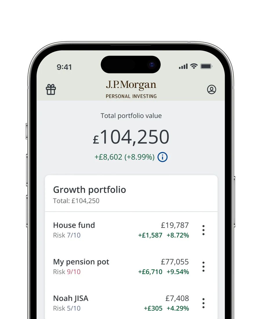 J.P. Morgan Personal Investing: ISAs, Pensions, Investments