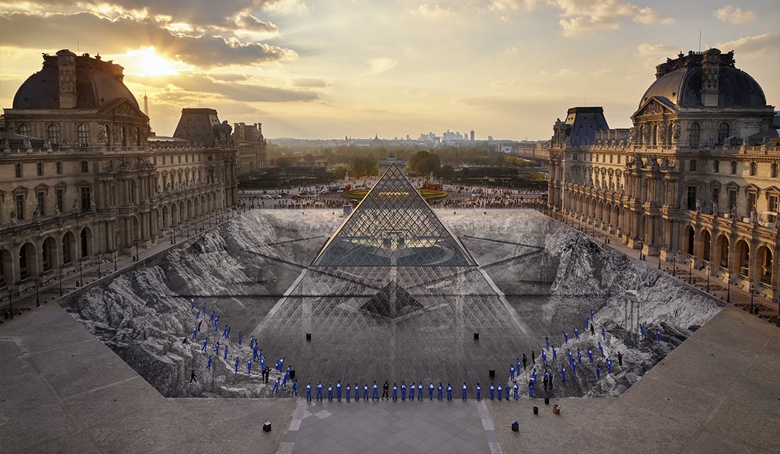 JR AU LOUVRE