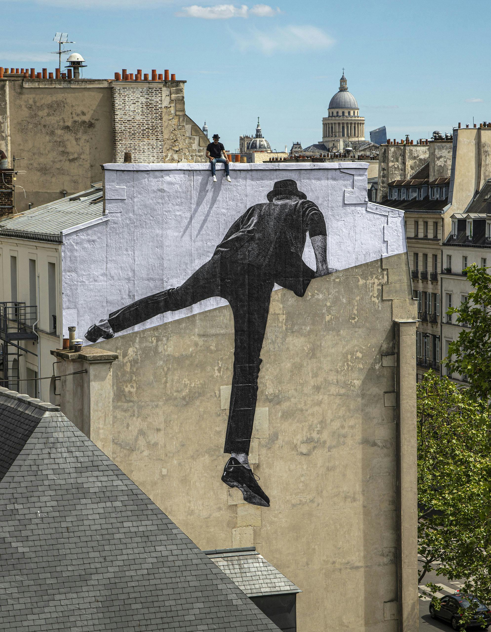JR PRESENTS A NEW COLLAGE IN PARIS FOR THE 20TH ANNIVERSARY OF THE ...