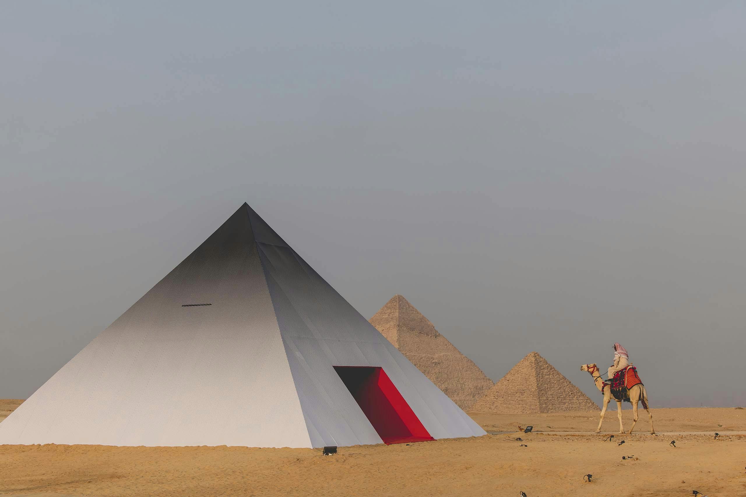 Become Part of JR's Installation at the Giza Pyramids