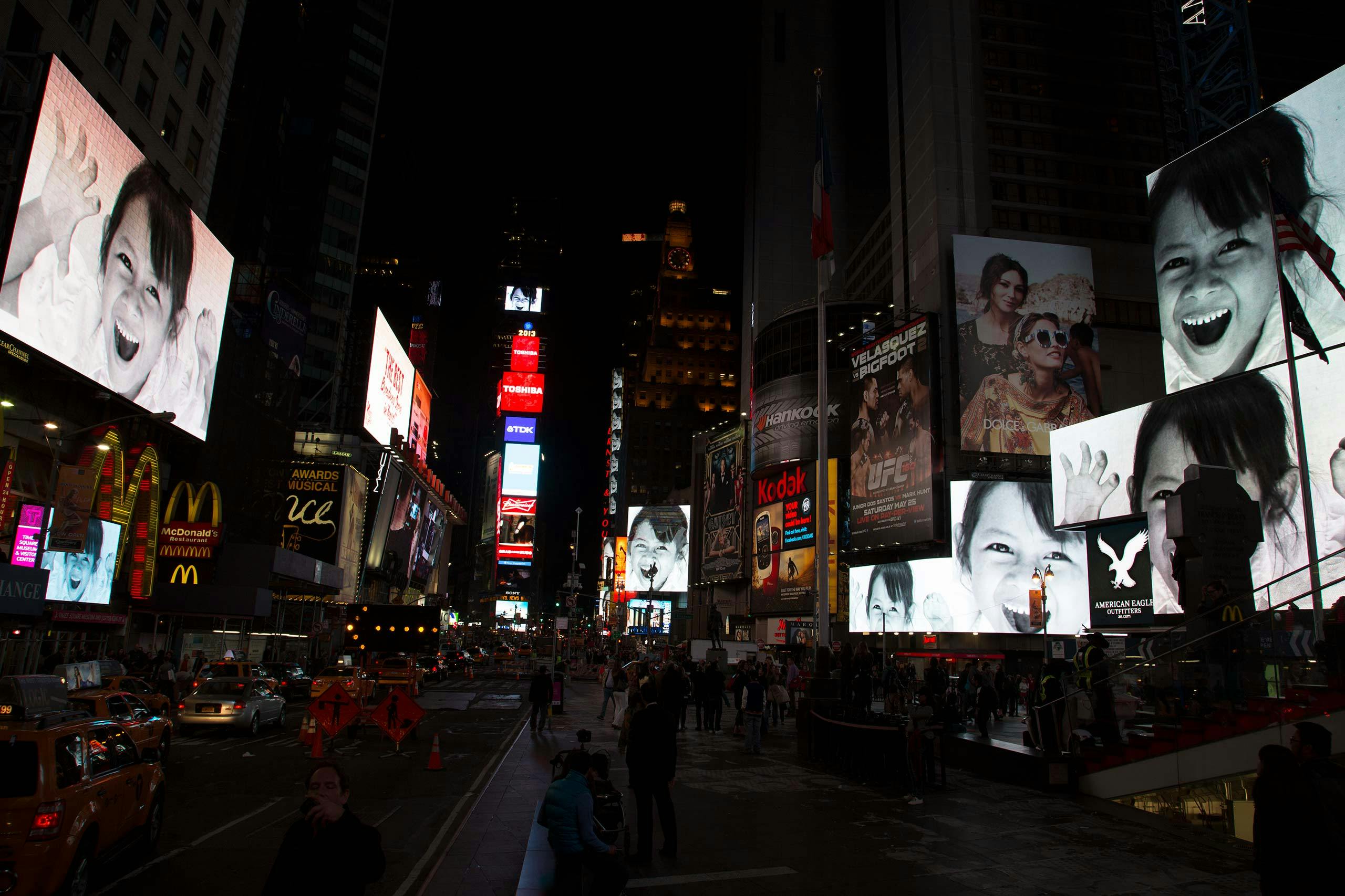 Inside Out, Times Square