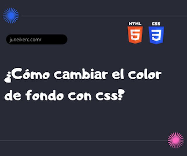 Cómo cambiar el color de fondo en html con css