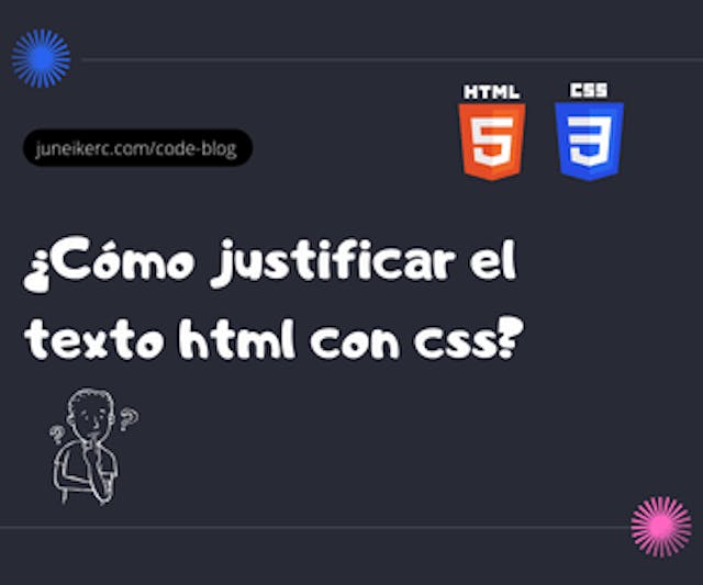 Cómo justificar el texto html ★ usando css