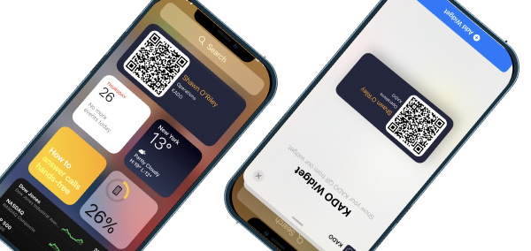 How to add a QR widget to your phone | KADO