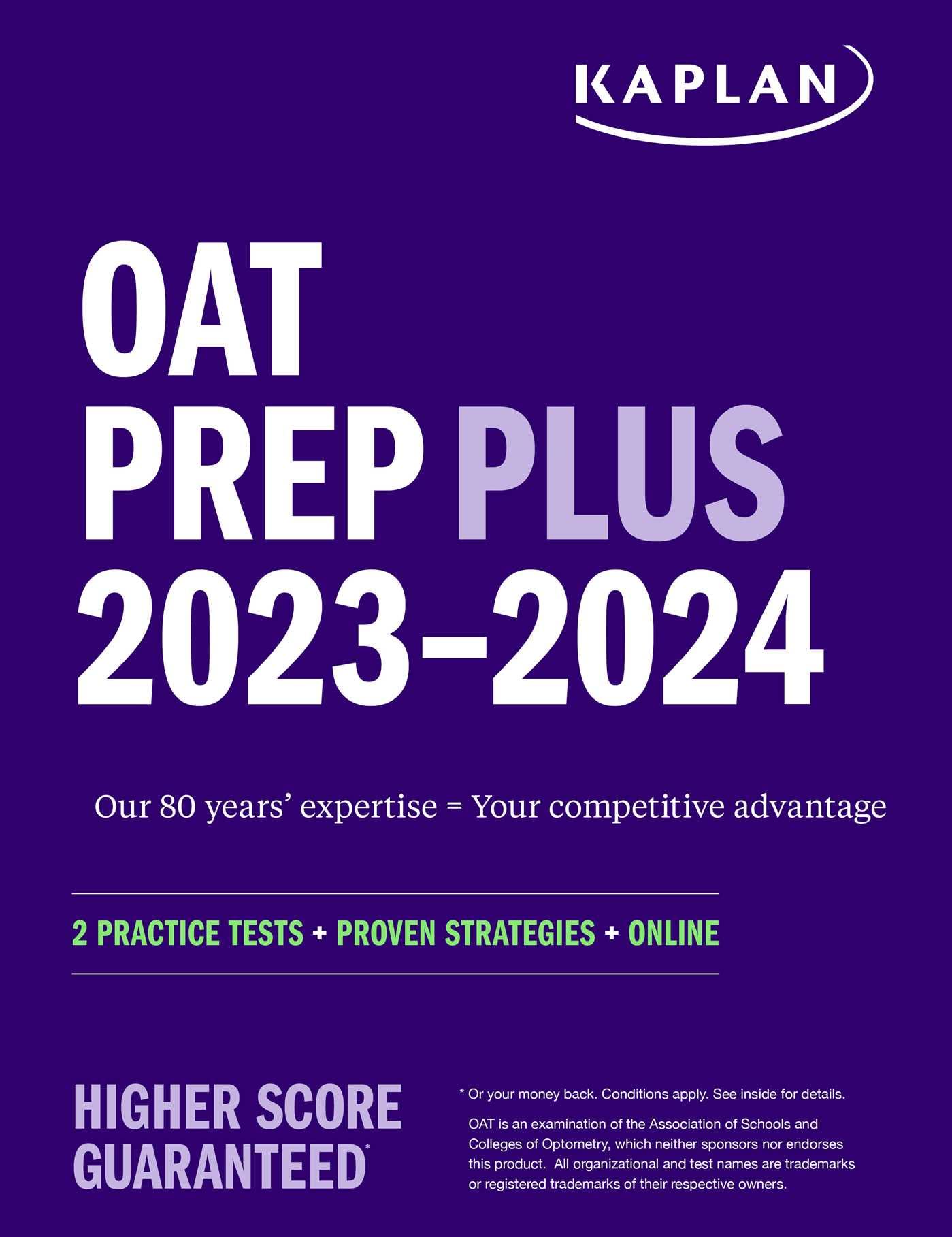 OAT Books | Kaplan Test Prep