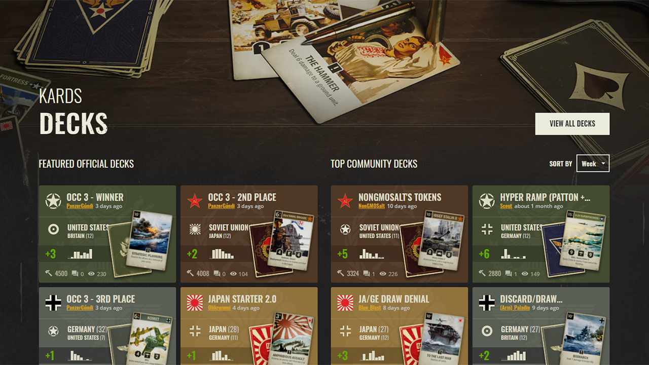 The World War II Card Game