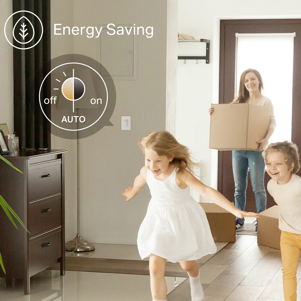 Smart Wi-Fi Light Switch, Motion-Activated | Kasa Smart