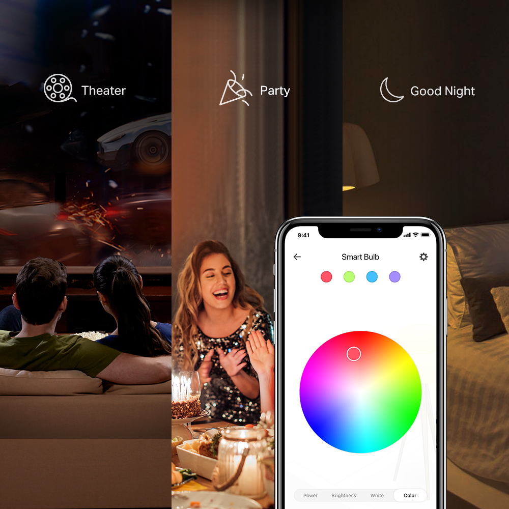 Kasa Smart Light Bulb, Multicolor | Kasa Smart