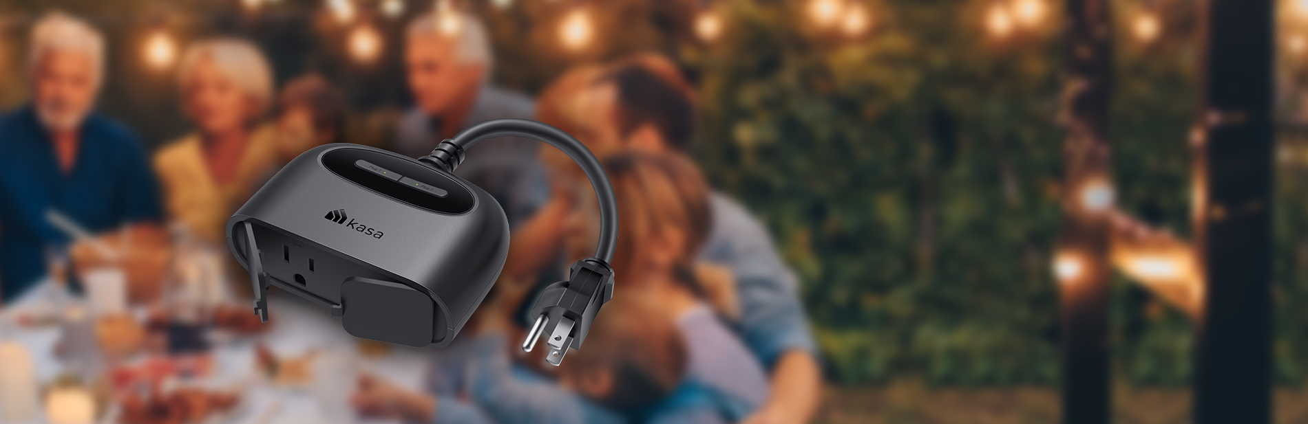 Kasa Smart Wi-Fi Outdoor Plug | Kasa Smart