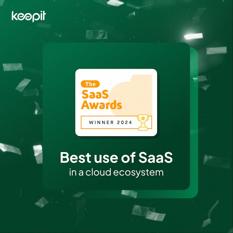 Keepit Platform Named Winner At The 2024 Saas Awards Keepit