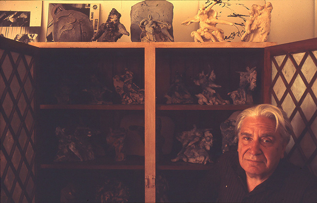 Reuben Nakian 30 Park Row studio, Stamford, Connecticut - 1965 | Kemper ...