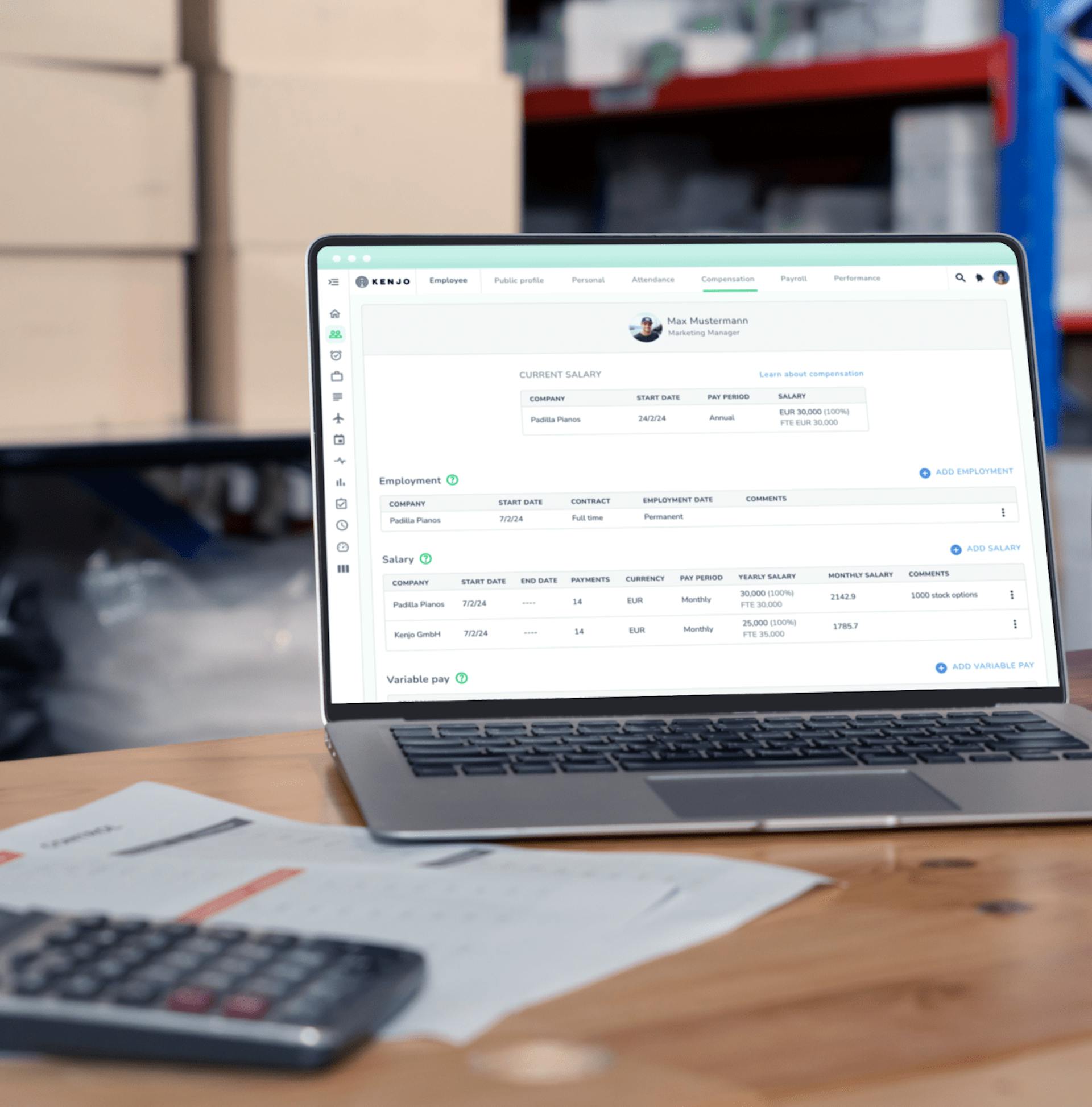Simple calculation of surcharges in Kenjo!