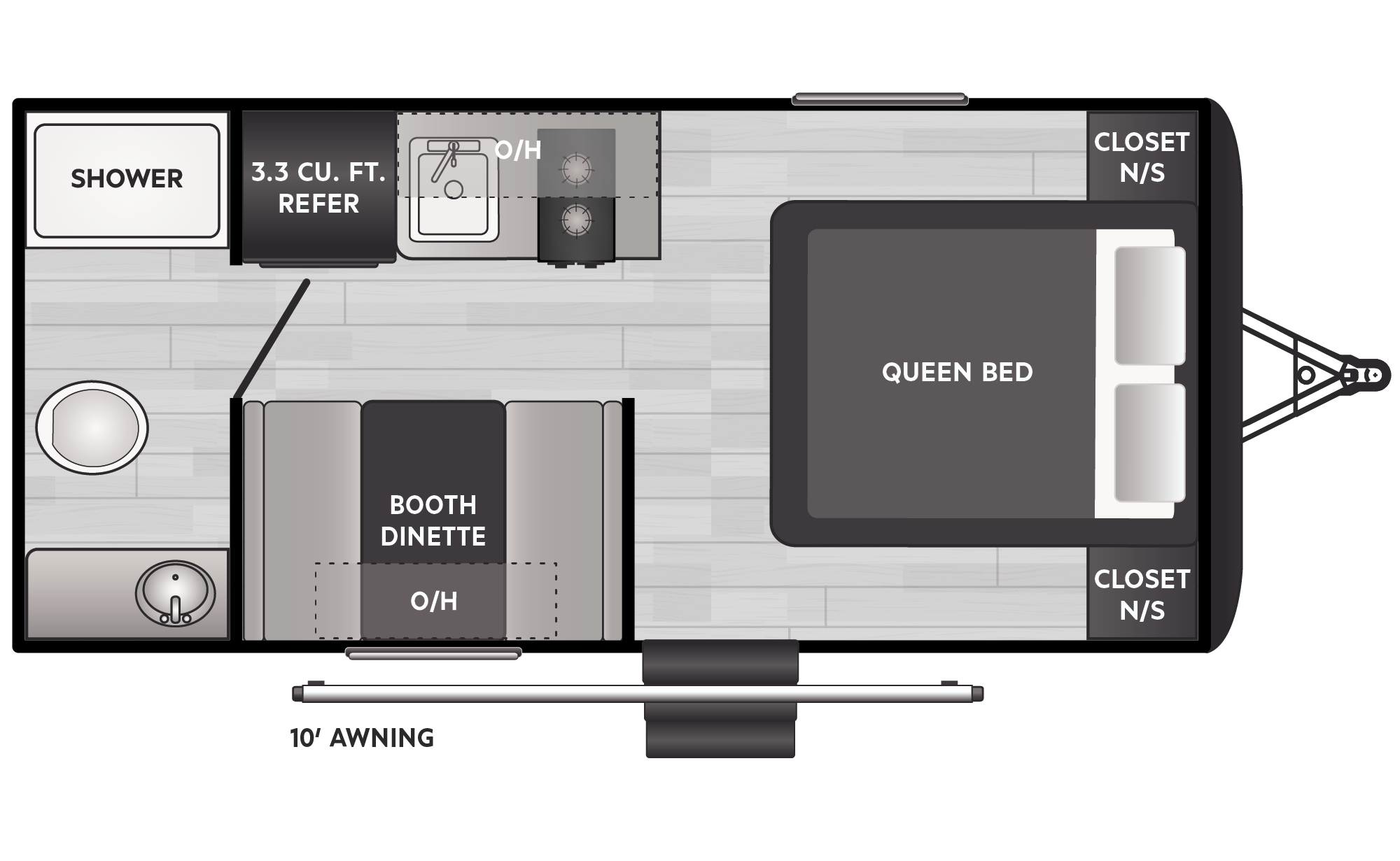 Springdale Classic Single Comfort Travel Trailers - Model 1700FQ ...