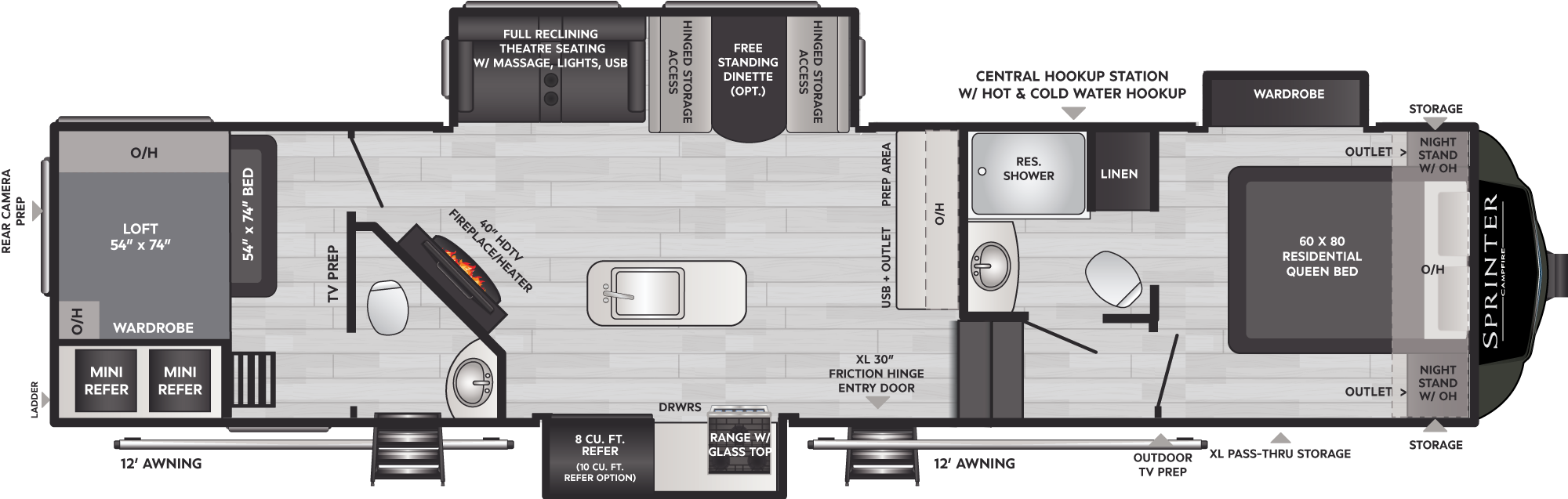 Keystone Sprinter Rv Floor Plans | Viewfloor.co