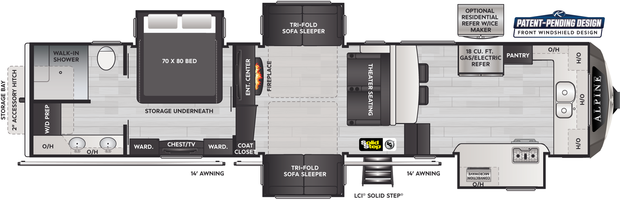 Keystone Alpine 5th Wheel Floor Plans | Floor Roma