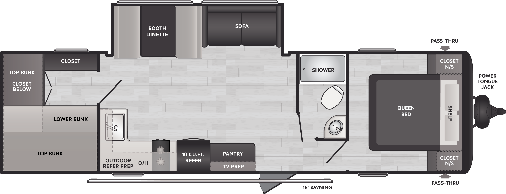 Springdale Classic Double Comfort Travel Trailers - Model 291BRC ...
