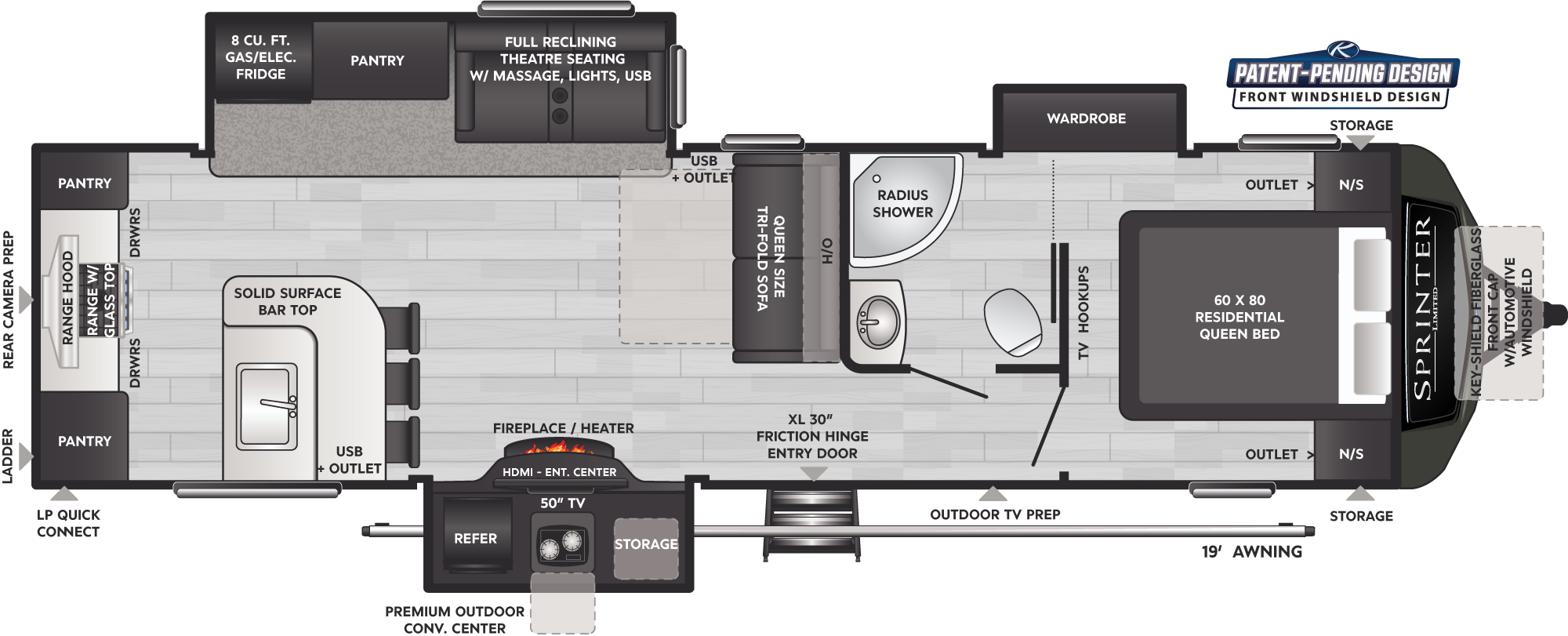Sprinter Travel Trailer Floor Plans | Viewfloor.co