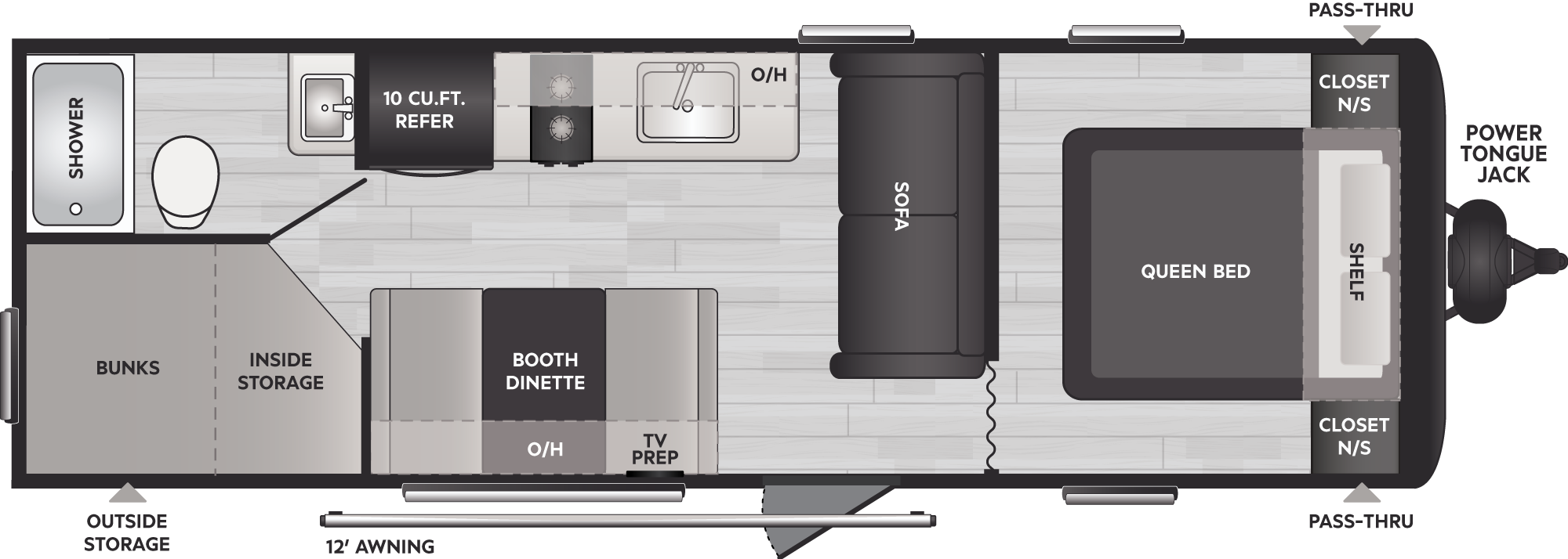 Springdale Classic Double Comfort Travel Trailers - Model 260BHC ...