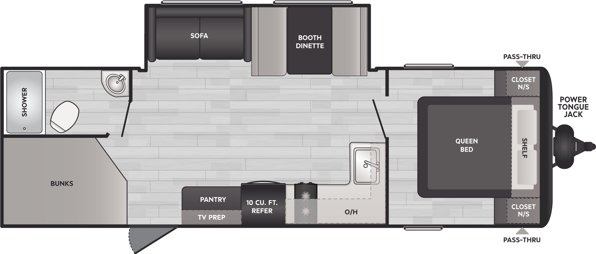Springdale Classic Double Comfort Travel Trailers - Model 269DBCWE ...