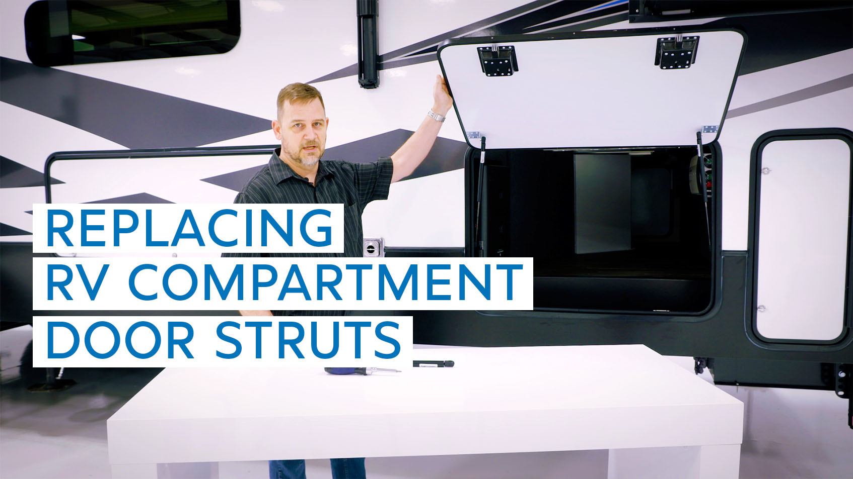 HOW TO REPLACE YOUR COMPARTMENT DOOR STRUTS - Keystone RV