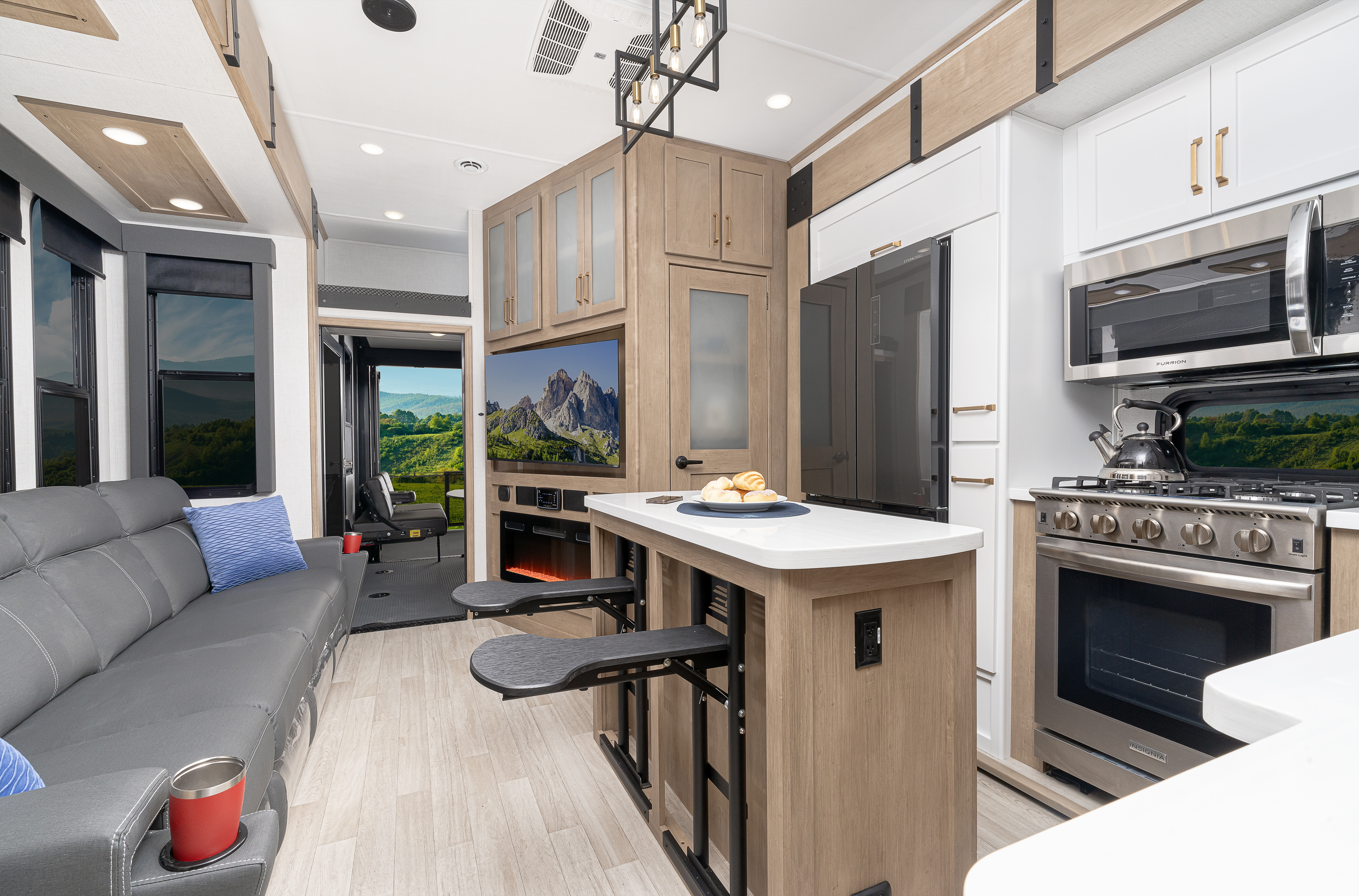 Raptor Toy Hauler Fifth Wheels - Model 352 Floorplan - Keystone RV