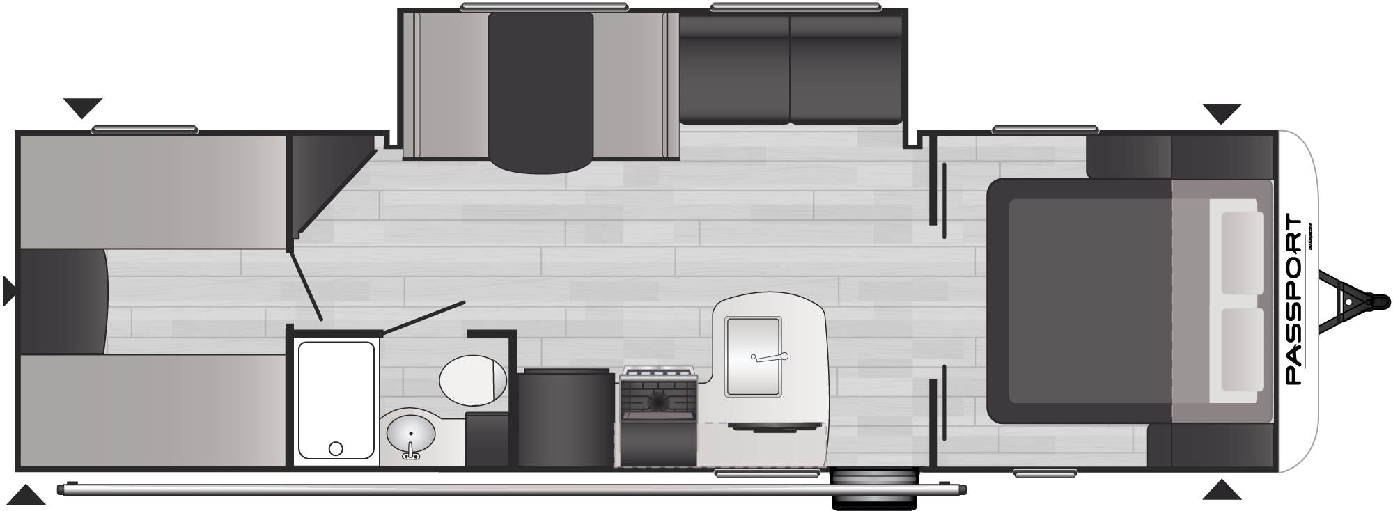 Passport Classic Travel Trailers Comfort Travel Trailers - Model ...