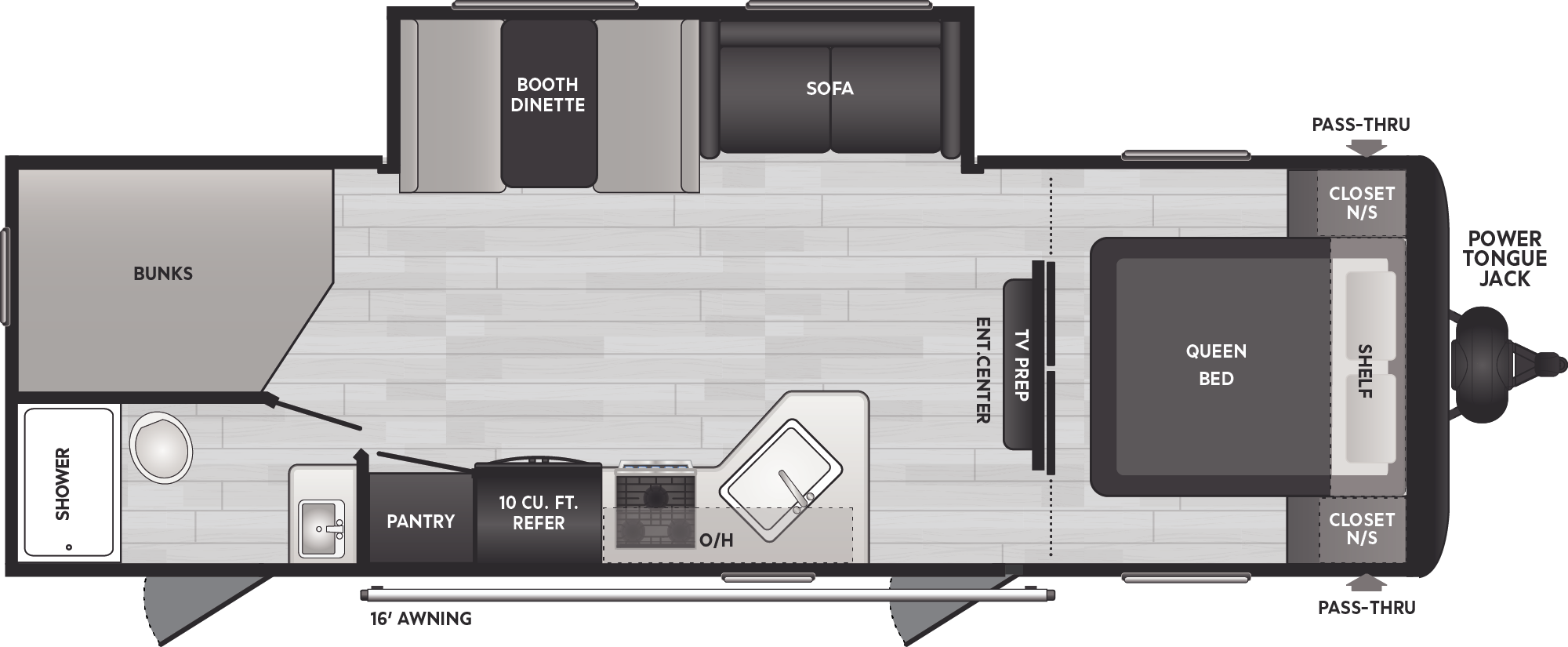 Springdale Classic Double Comfort Travel Trailers - Model 261BHC ...