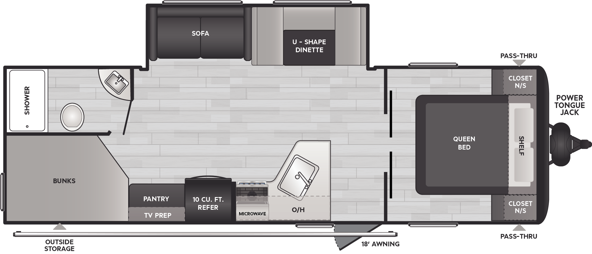 Springdale Classic Double Comfort Travel Trailers - Model 269DBC ...