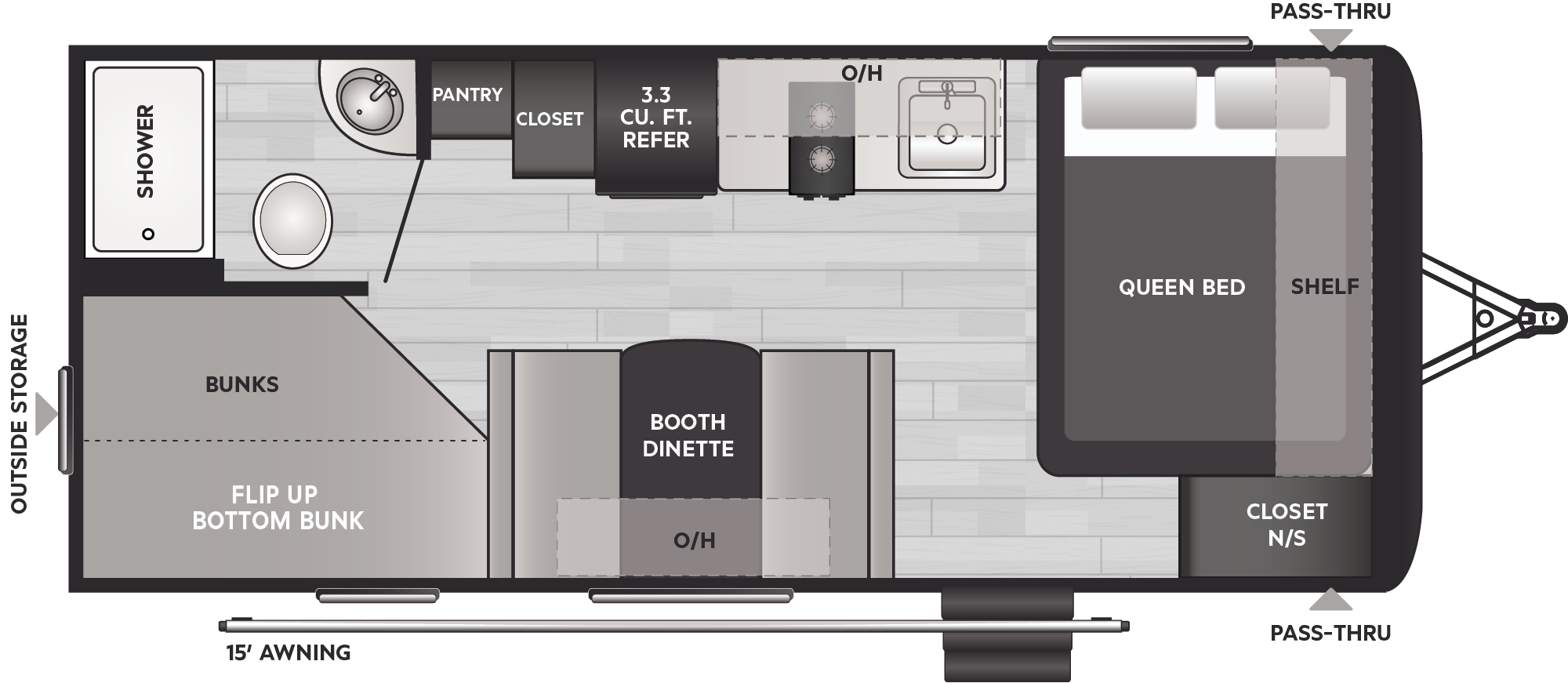 Springdale Classic Single Comfort Travel Trailers - Model 2010BH ...