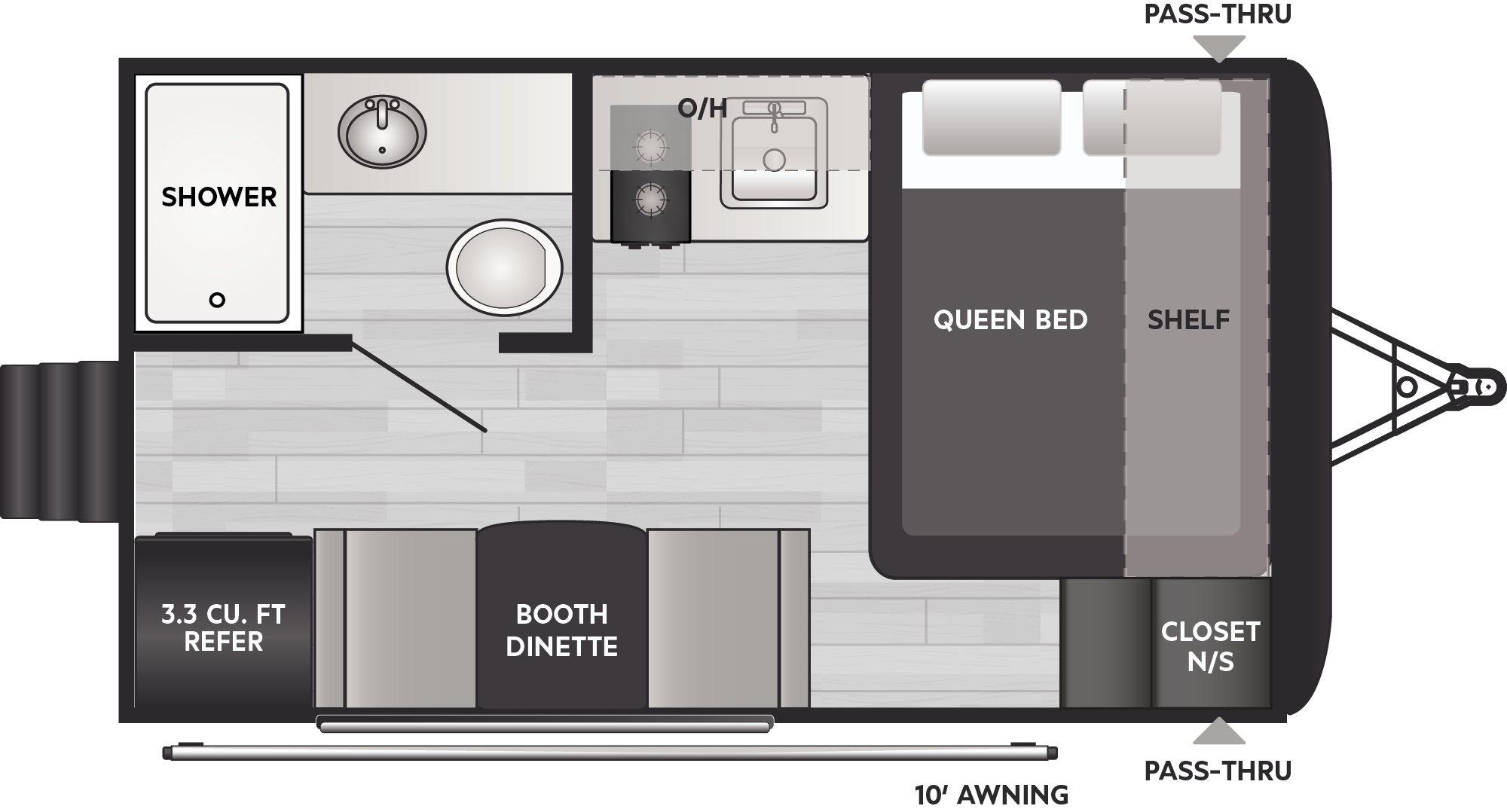 Springdale Classic Single Comfort Travel Trailers - Model 1400RE ...