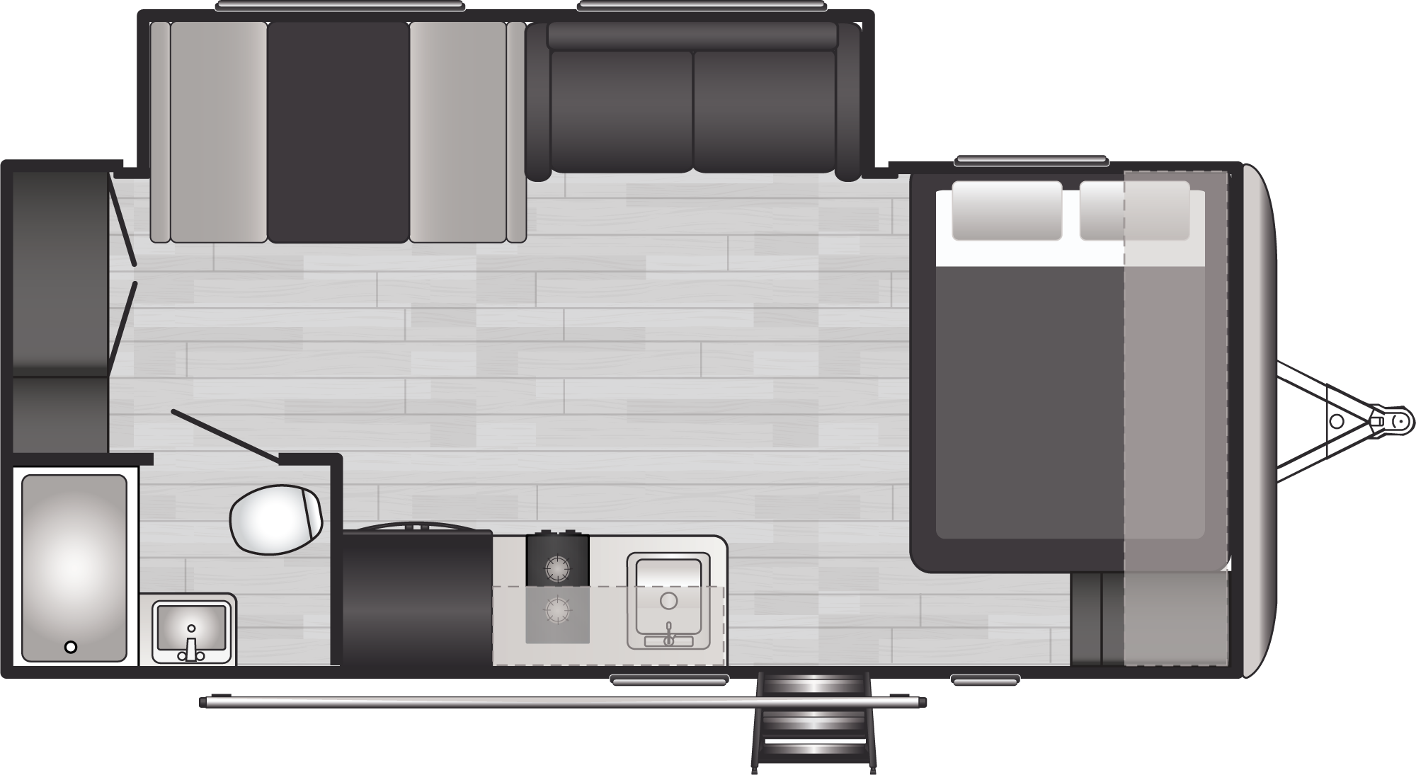 Springdale Classic Single Comfort Travel Trailers - Model 1860SS ...