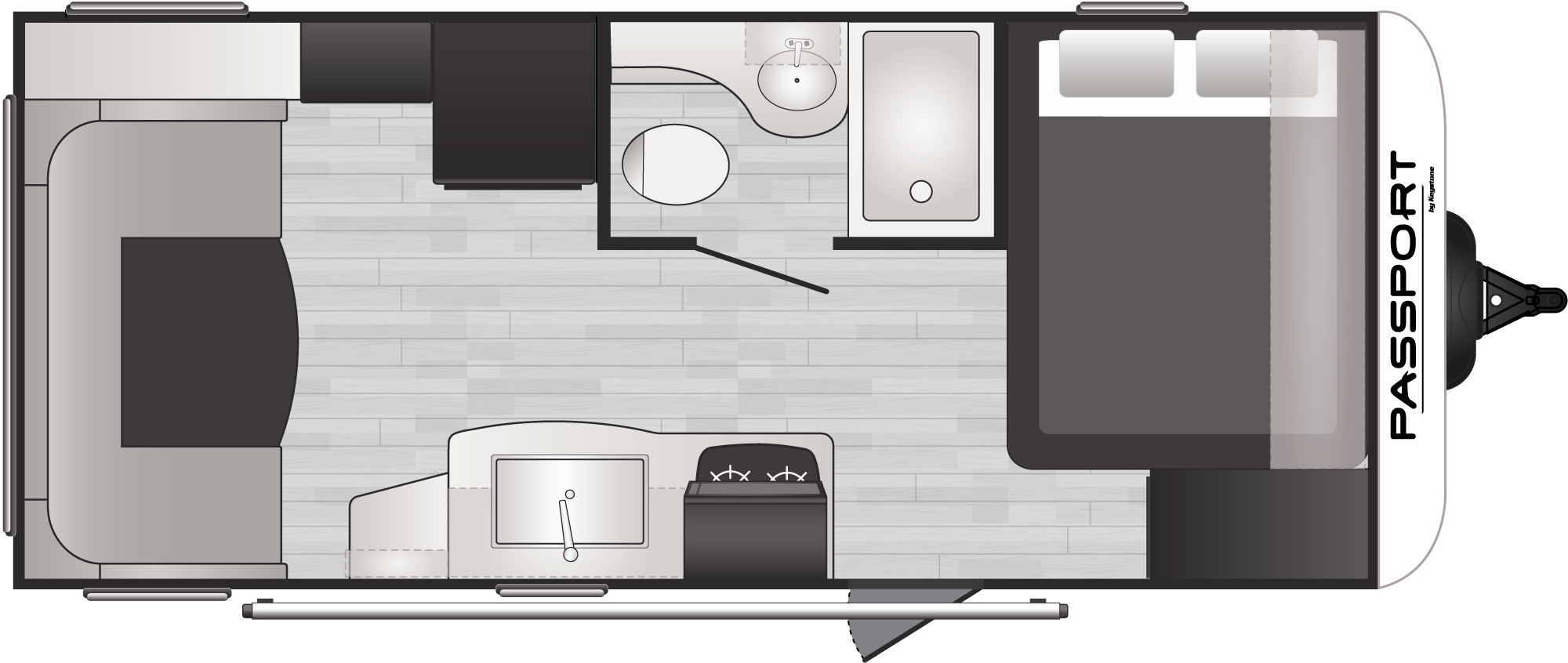 Passport Classic Travel Trailers Comfort Travel Trailers - Model 190RD ...