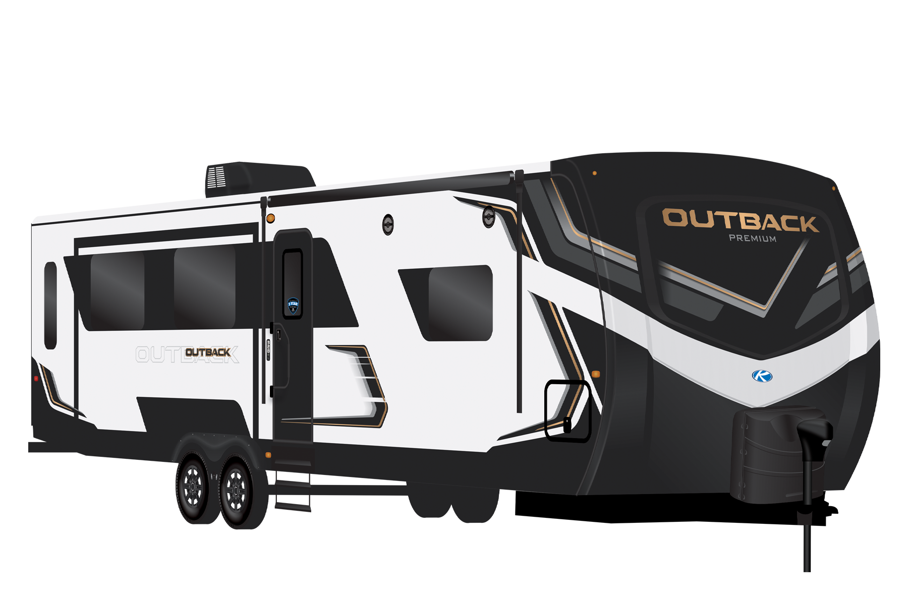Outback Luxury Travelers with Fifth Wheel Floorplans + Features ...