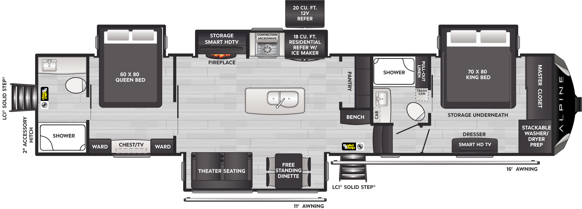 Alpine 5th Wheel Floor Plans | Floor Roma