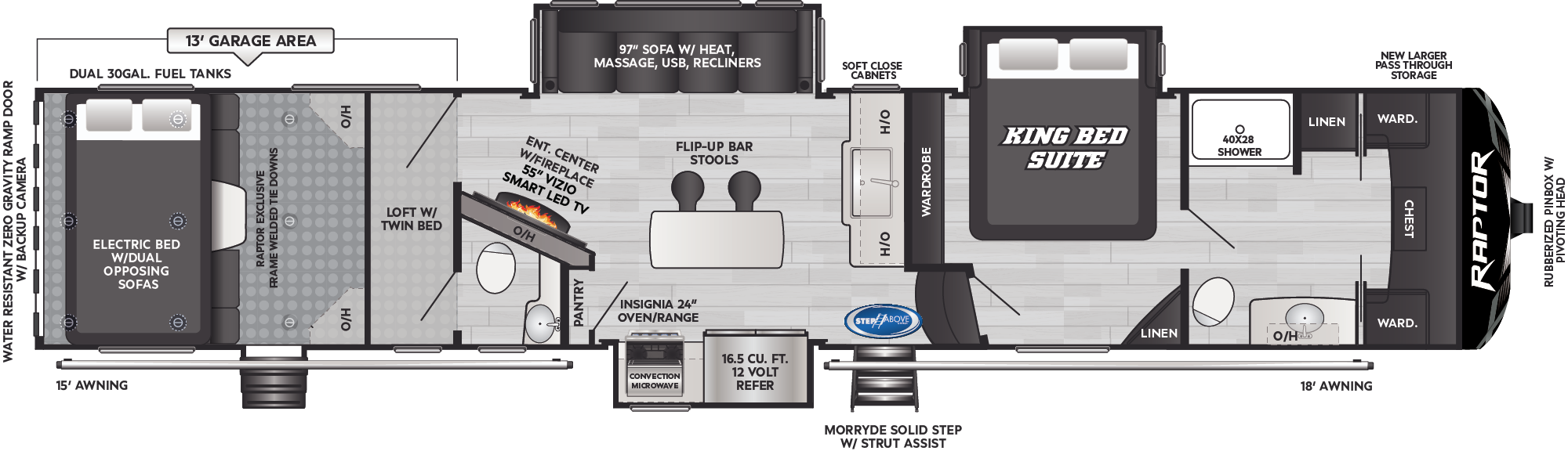 2007 Keystone Raptor 299mp Floor Plan | Floor Roma