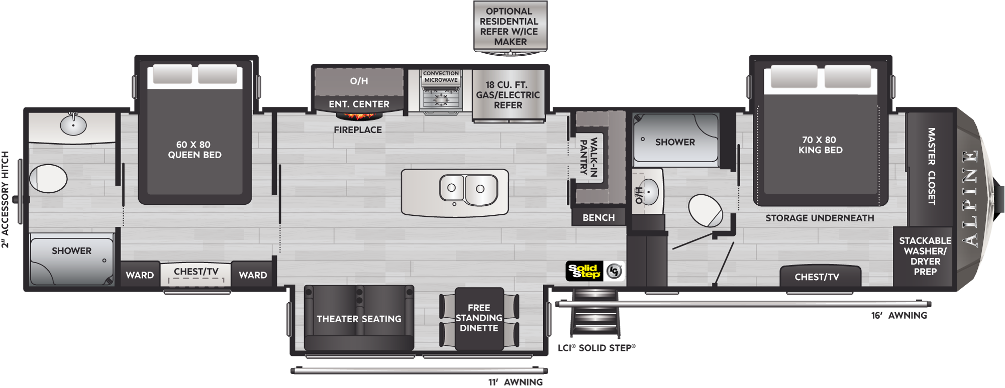 Keystone Alpine 5th Wheel Floor Plans | Floor Roma