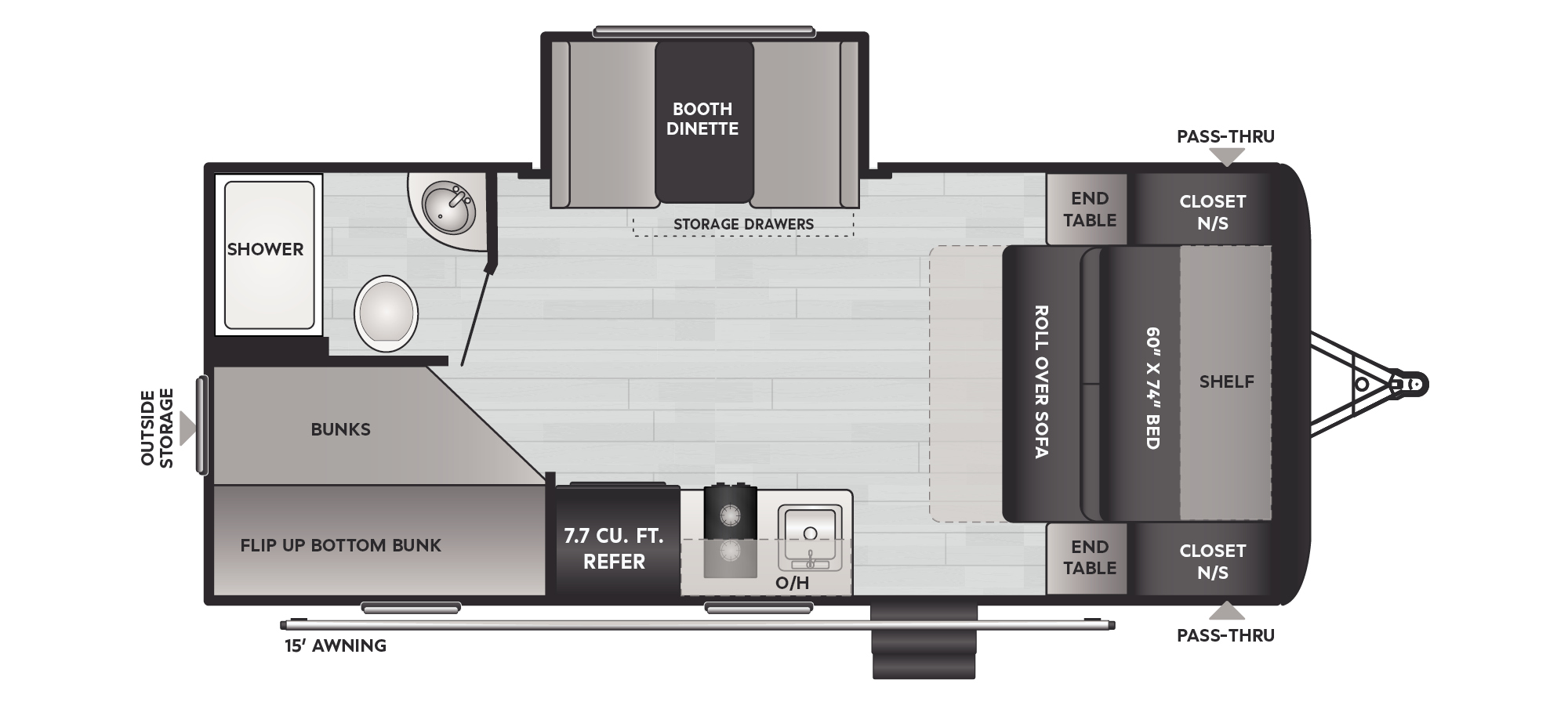 Best Family Travel Trailers Under 5000 lbs - Keystone RV